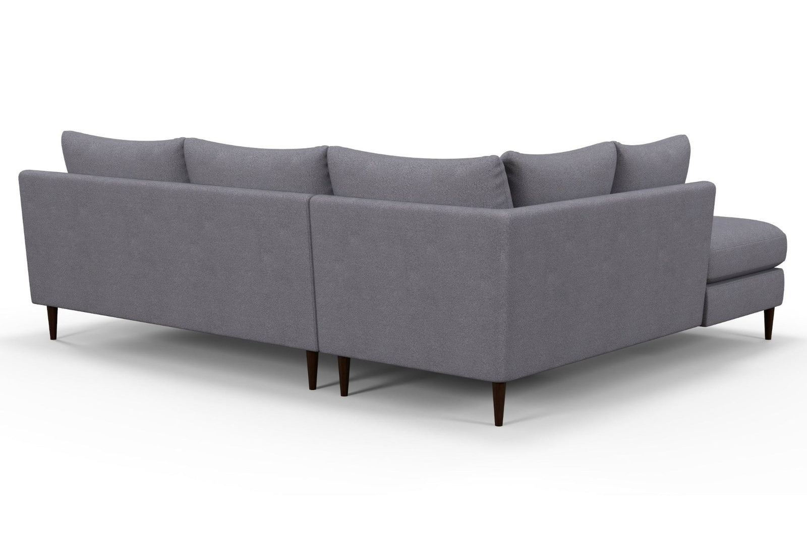 Alex MCM Custom Sectional with Bumper Chaise - Mid-Century Modern Sofa