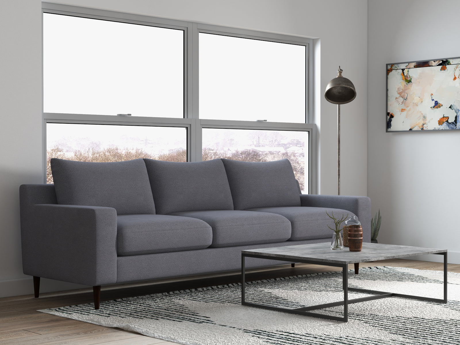Alex MCM Sofa - Customizable Mid-century Couch