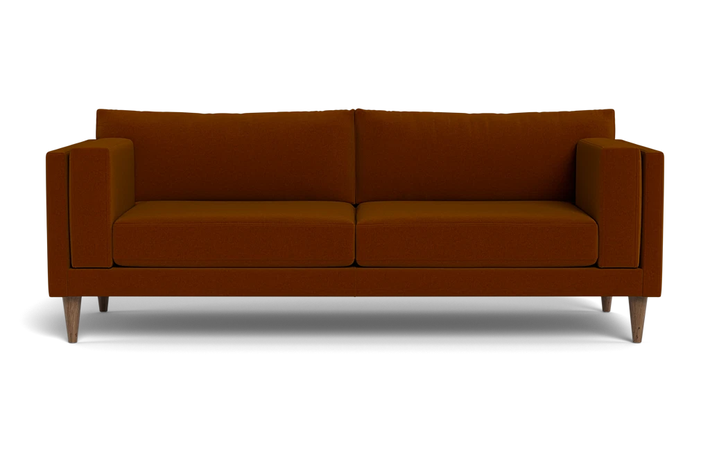 Davis Custom Mid-Century Modern Deep Sectional Sofa