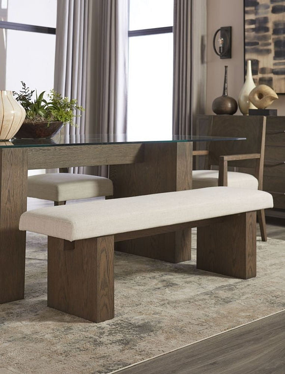 Oakland Modern Upholstered Wooden Dining Bench